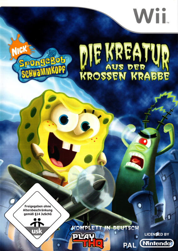 SpongeBob Squarepants: Creature from the Krusty Krab cover or packaging material - MobyGames