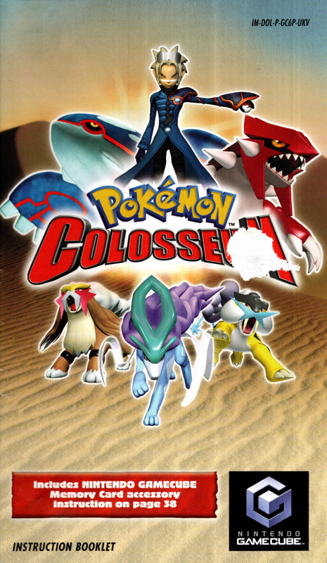 Pokémon Colosseum cover or packaging material - MobyGames