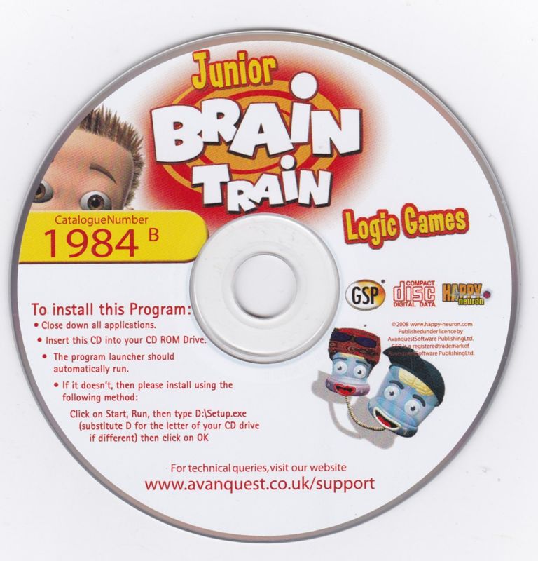 Junior Brain Train: Logic Games cover or packaging material - MobyGames