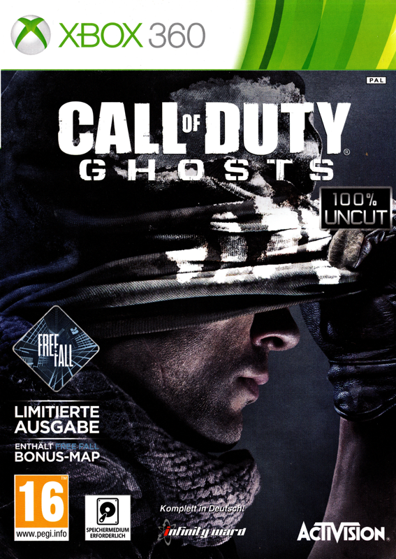 Call of Duty: Ghosts cover or packaging material - MobyGames