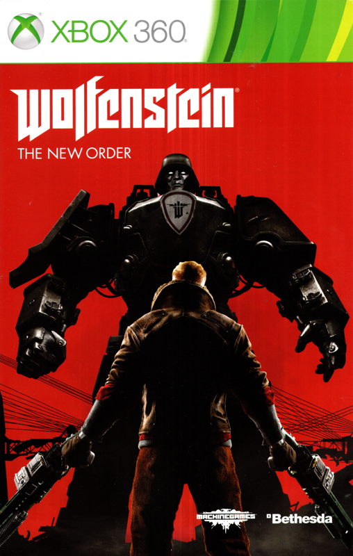 Wolfenstein: The New Order cover or packaging material - MobyGames