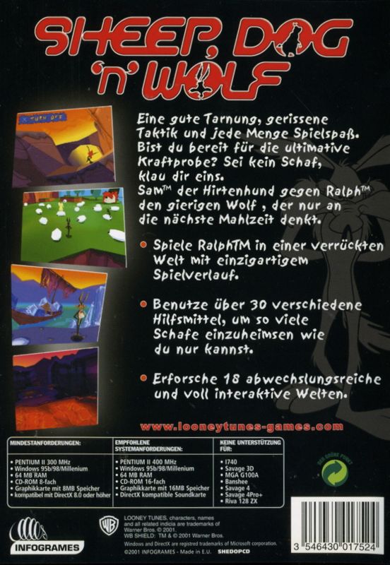 Looney Tunes: Sheep Raider cover or packaging material - MobyGames