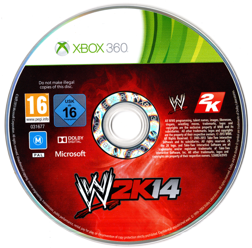 WWE 2K14 cover or packaging material - MobyGames