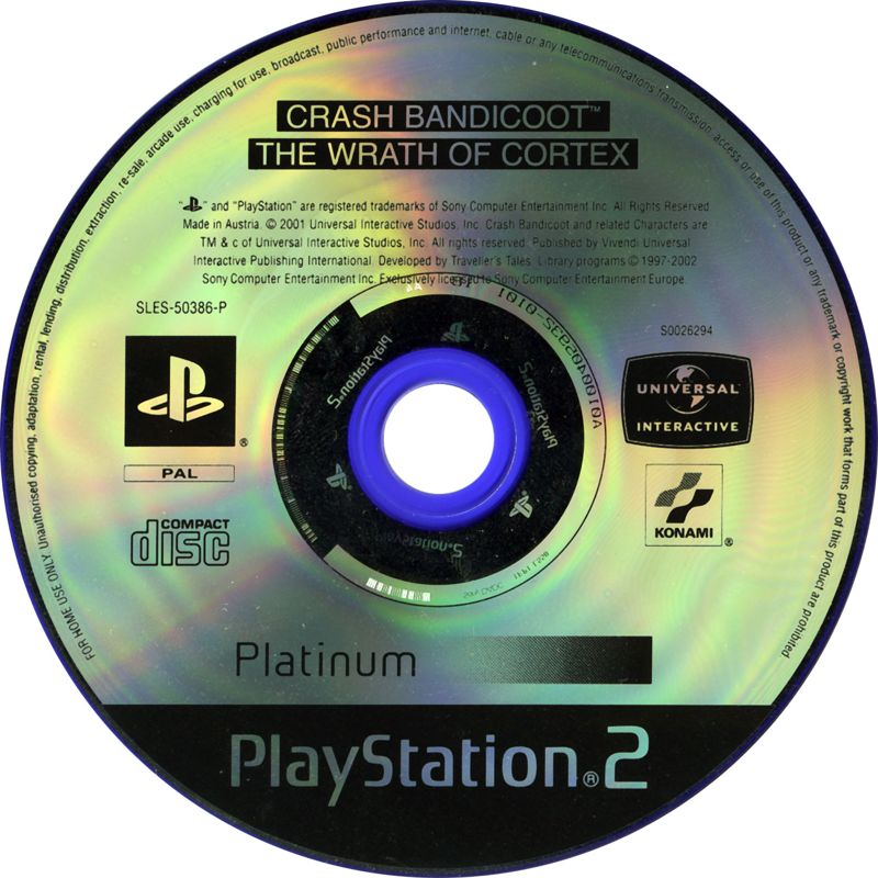 Crash Bandicoot: The Wrath of Cortex cover or packaging material ...