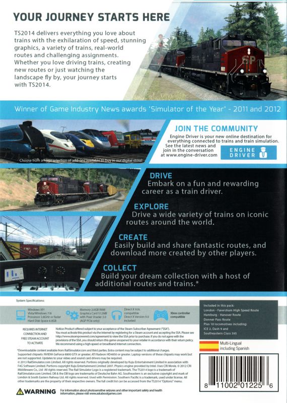 RailWorks cover or packaging material - MobyGames