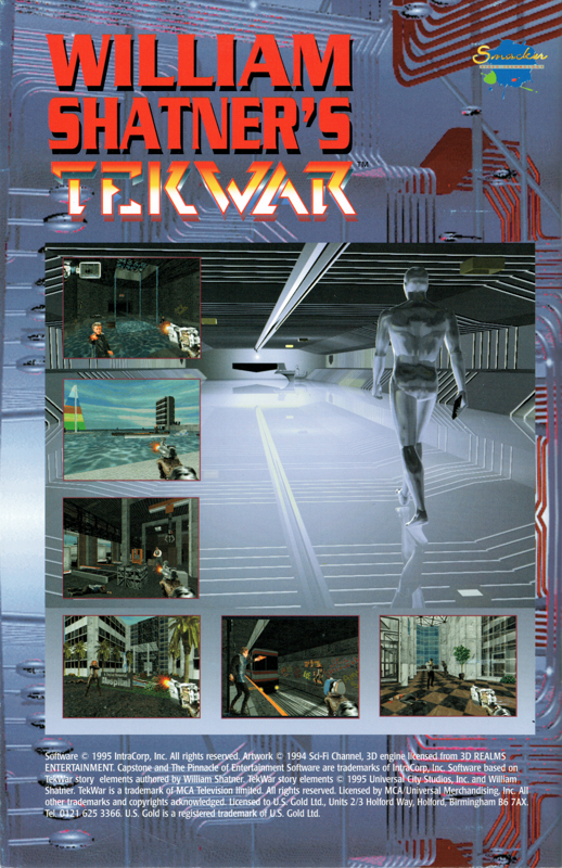 William Shatner's TekWar cover or packaging material - MobyGames