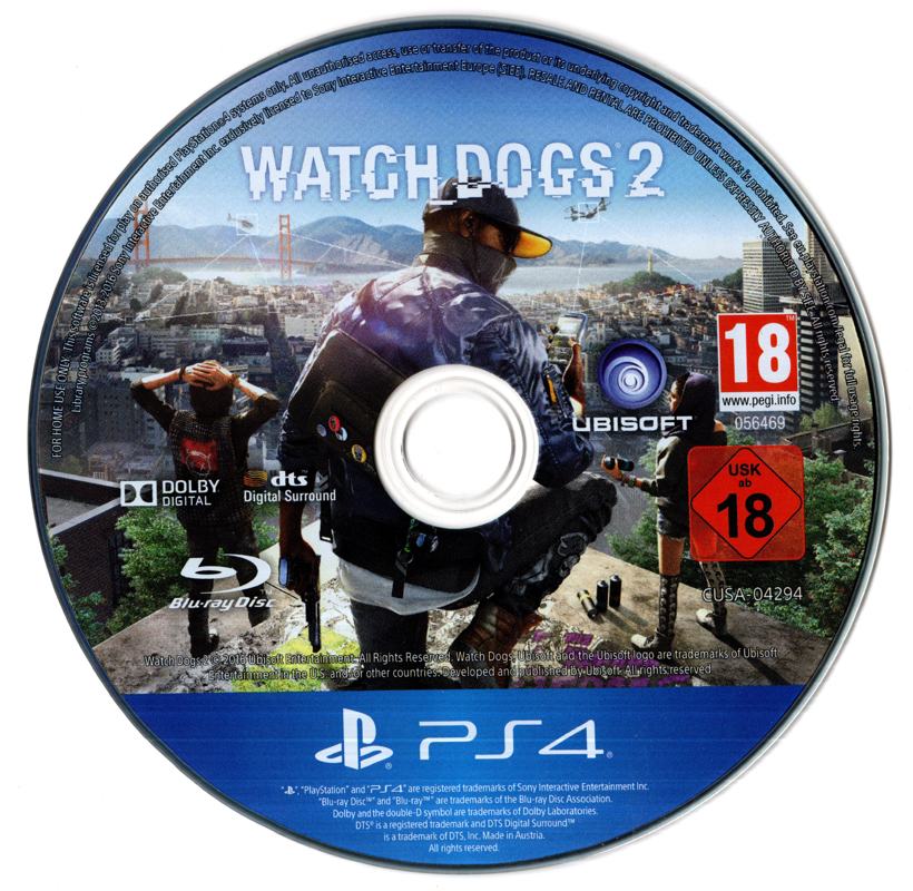 Watch_Dogs 2 cover or packaging material - MobyGames