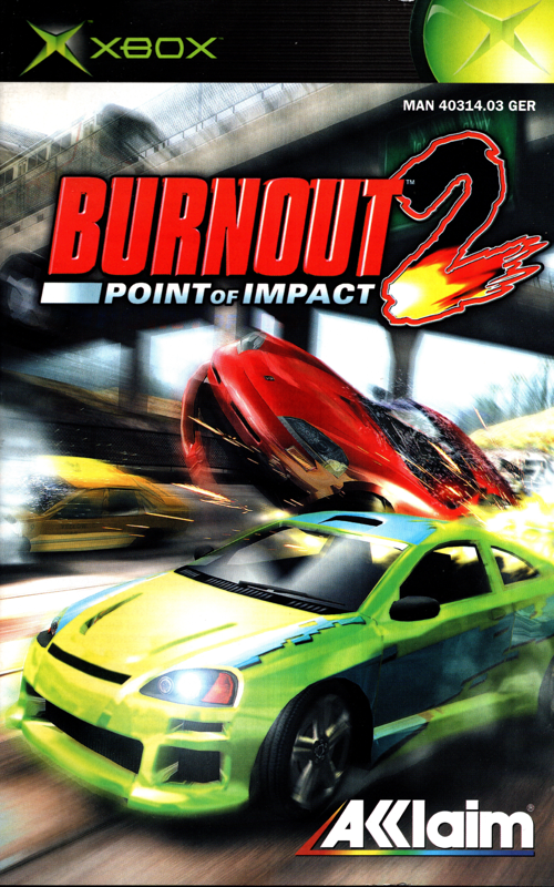 Burnout 2: Point of Impact cover or packaging material - MobyGames