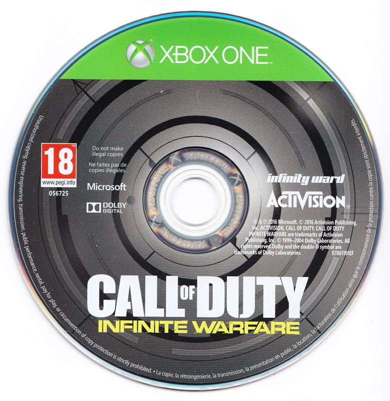 Call of Duty: Infinite Warfare cover or packaging material - MobyGames