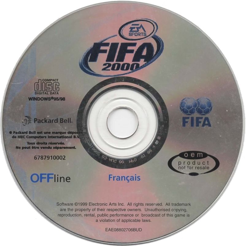 FIFA 2000: Major League Soccer cover or packaging material - MobyGames
