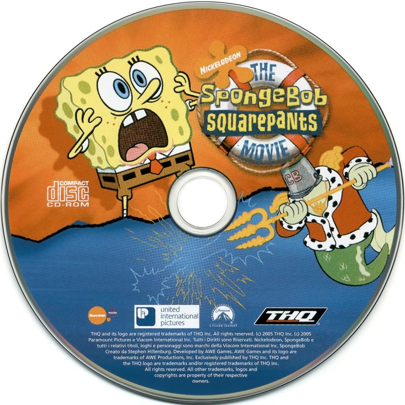 The SpongeBob SquarePants Movie cover or packaging material - MobyGames