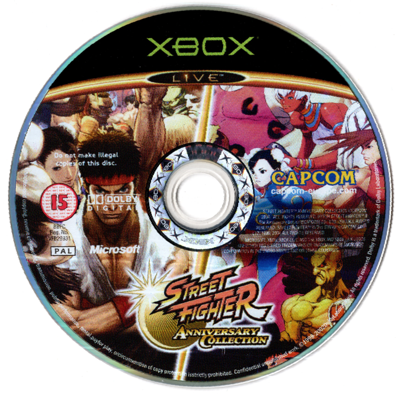 Street Fighter: Anniversary Collection cover or packaging material ...