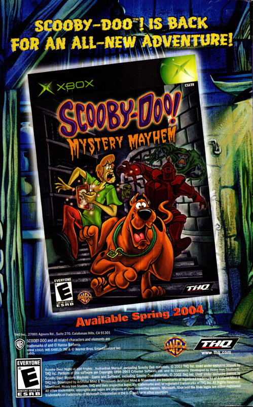 Scooby-Doo!: Night of 100 Frights cover or packaging material - MobyGames