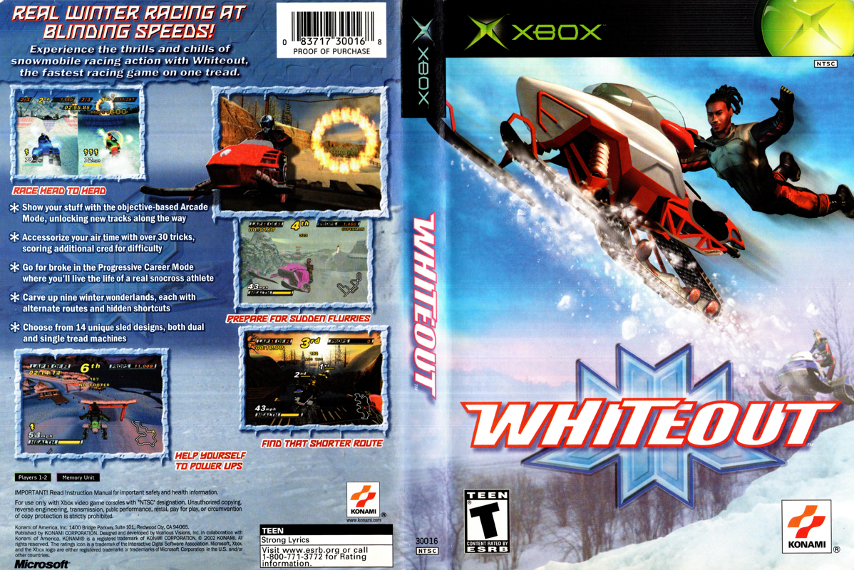 Whiteout cover or packaging material - MobyGames