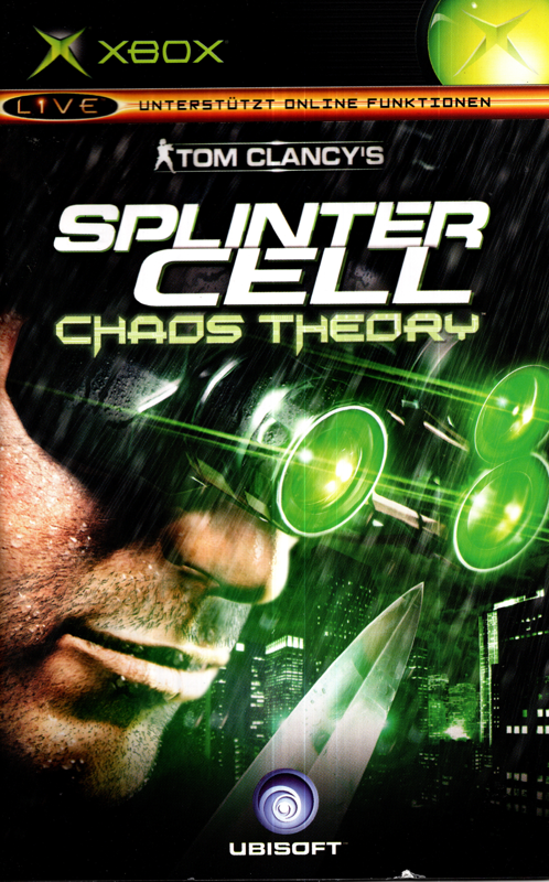 Tom Clancy's Splinter Cell: Chaos Theory cover or packaging material ...