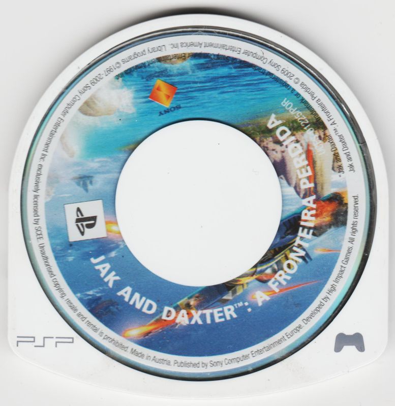 Jak and Daxter: The Lost Frontier cover or packaging material - MobyGames