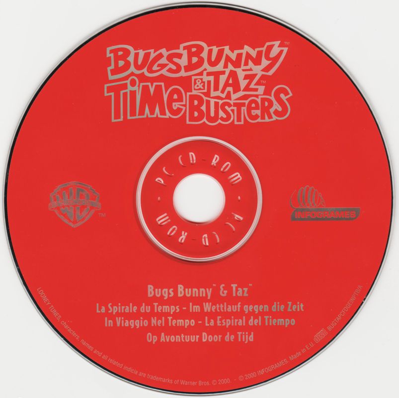 Bugs Bunny & Taz: Time Busters cover or packaging material - MobyGames