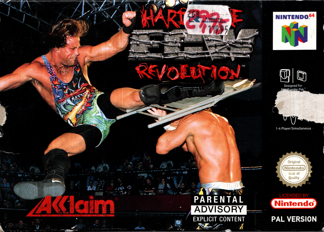 ECW Hardcore Revolution cover or packaging material - MobyGames