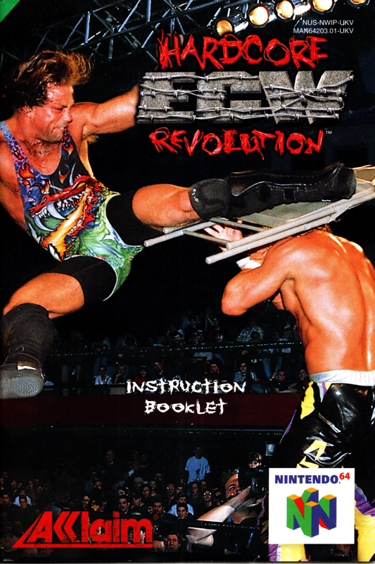 ECW Hardcore Revolution cover or packaging material - MobyGames