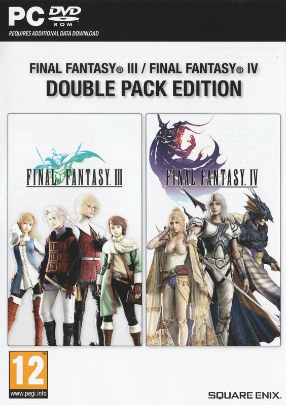 Final Fantasy III / Final Fantasy IV: Double Pack Edition box covers ...