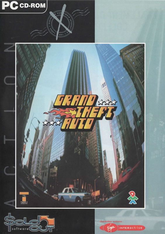 Grand Theft Auto cover or packaging material - MobyGames