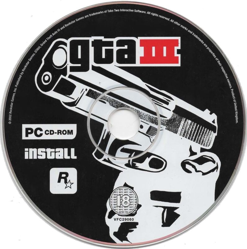 Grand Theft Auto III cover or packaging material - MobyGames