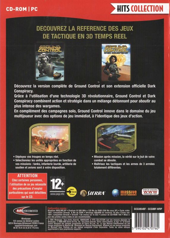 Ground Control cover or packaging material - MobyGames