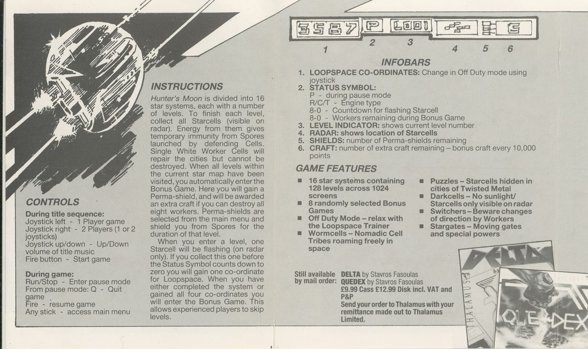 Hunter's Moon cover or packaging material - MobyGames