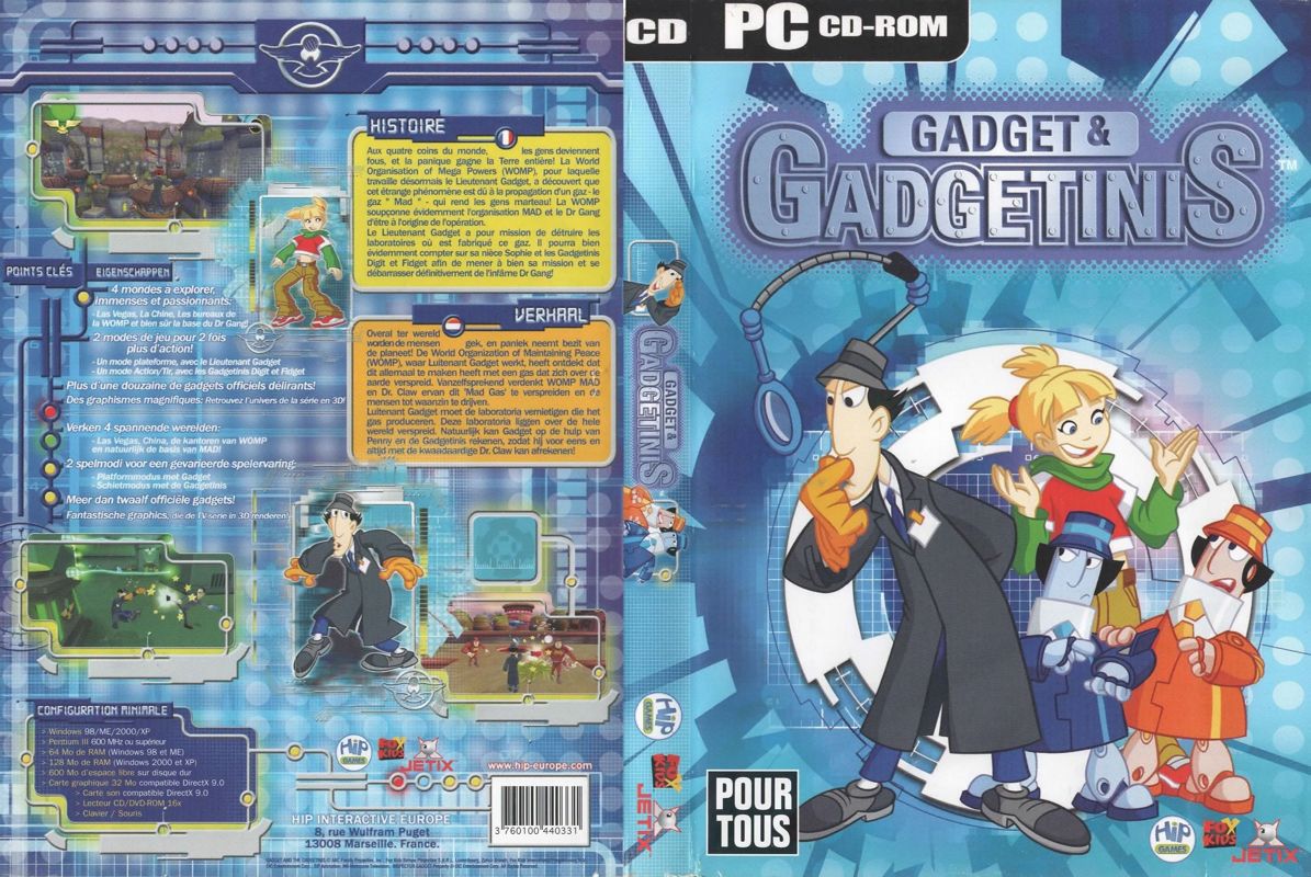 Gadget & Gadgetinis cover or packaging material - MobyGames