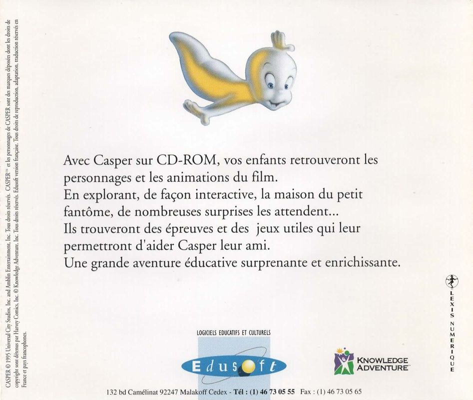 Casper: Brainy Book cover or packaging material - MobyGames