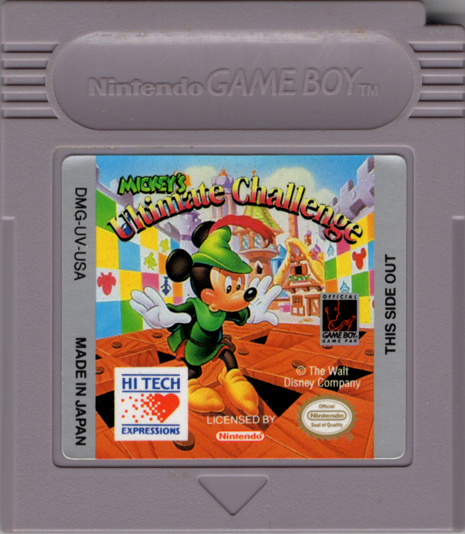 Mickey's Ultimate Challenge cover or packaging material - MobyGames