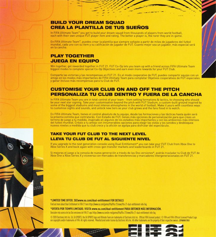 FIFA 21 cover or packaging material - MobyGames