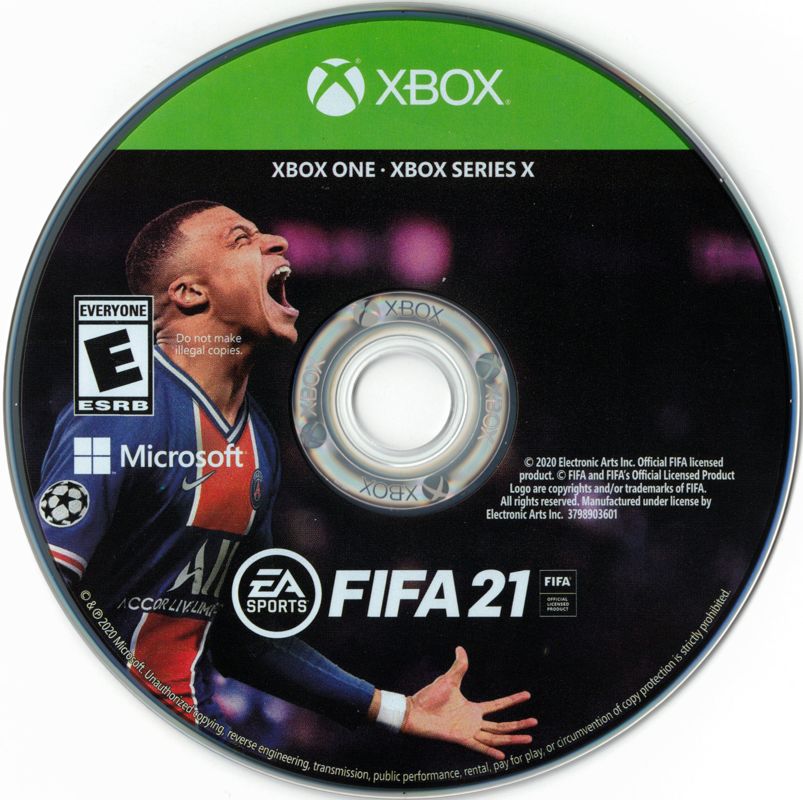 FIFA 21 cover or packaging material - MobyGames