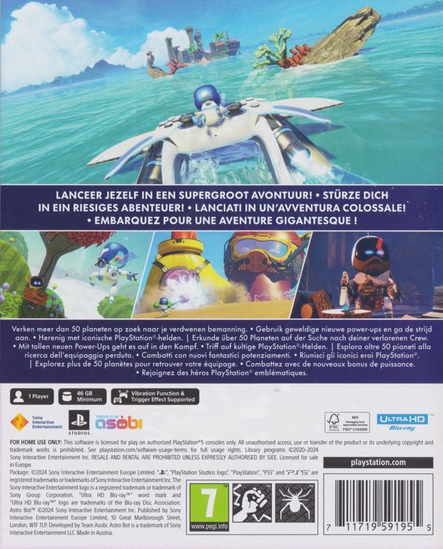 Astro Bot cover or packaging material - MobyGames