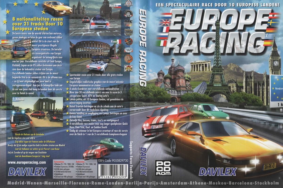 Europe Racing cover or packaging material - MobyGames