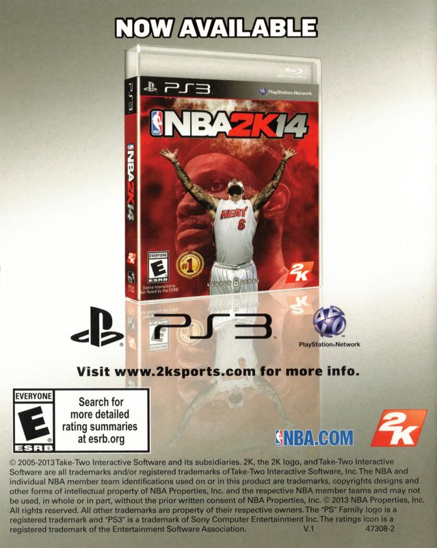 NBA 2K14 cover or packaging material - MobyGames