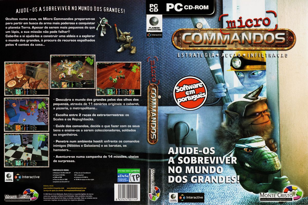 Micro Commandos cover or packaging material - MobyGames
