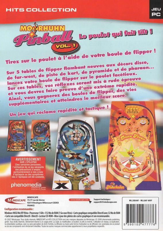 Moorhuhn: Pinball cover or packaging material - MobyGames