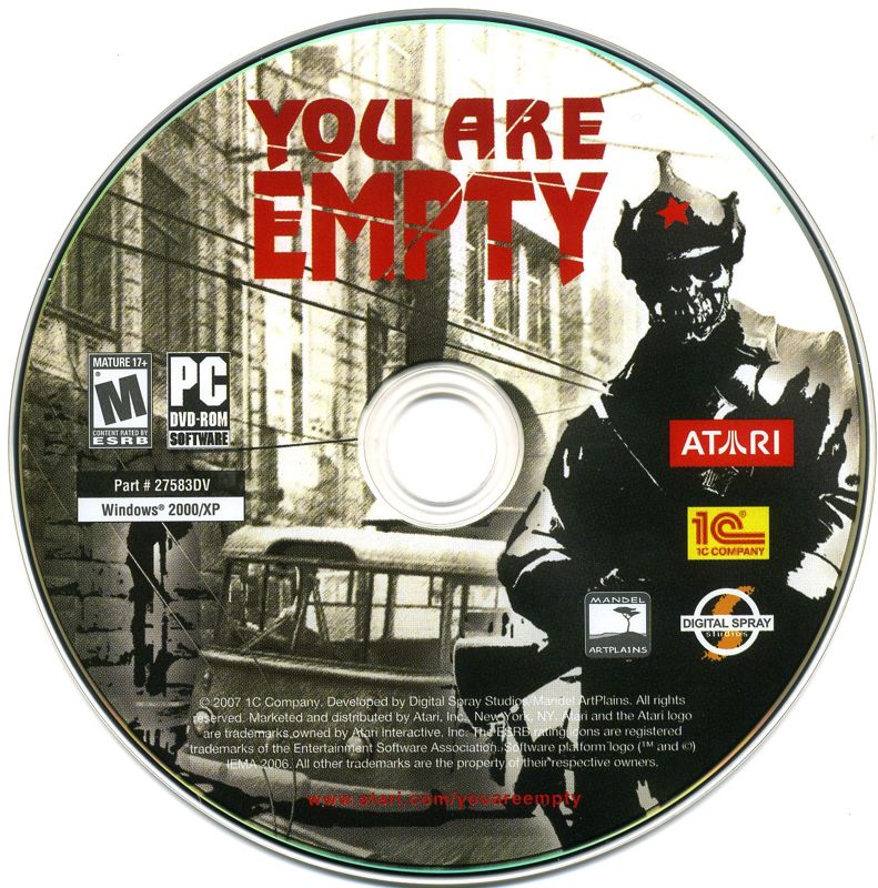 You Are Empty cover or packaging material - MobyGames
