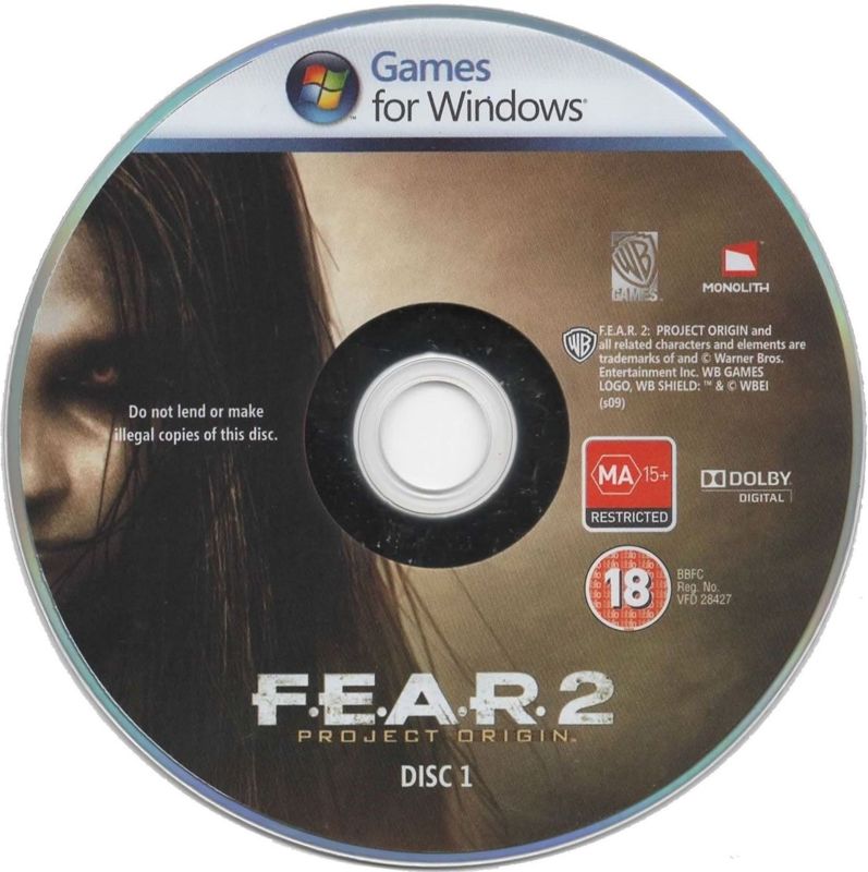 F.E.A.R. 2: Project Origin cover or packaging material - MobyGames