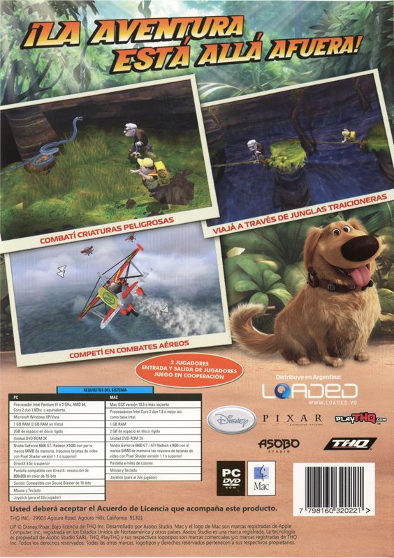 Disney•Pixar Up cover or packaging material - MobyGames