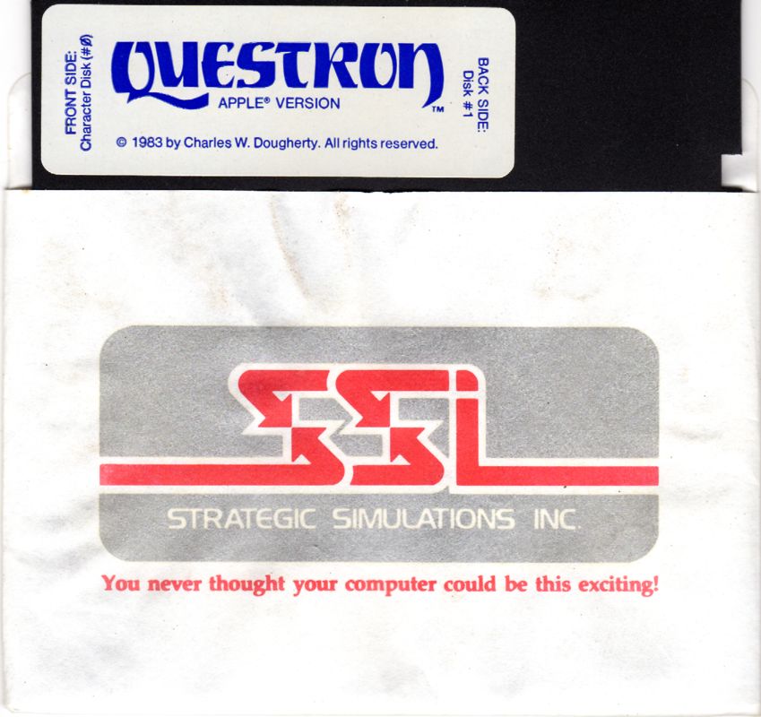 Questron cover or packaging material - MobyGames