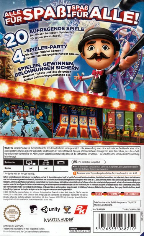 Carnival Games cover or packaging material - MobyGames