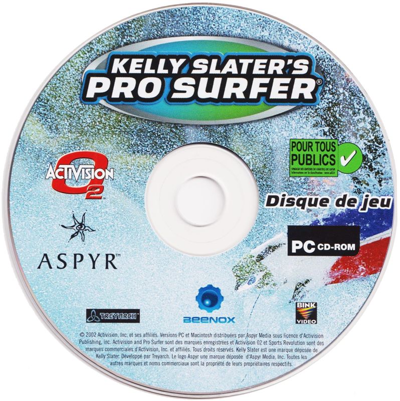 Kelly Slater's Pro Surfer cover or packaging material - MobyGames