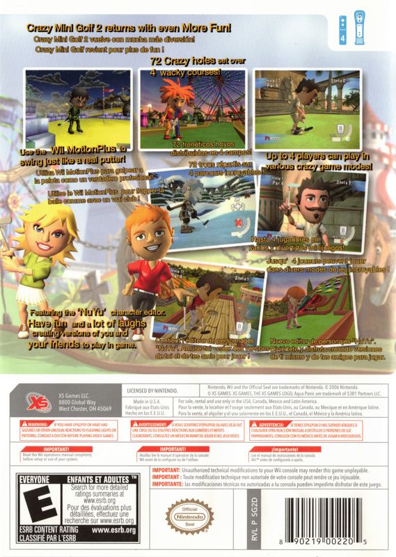 Crazy Mini Golf 2 cover or packaging material - MobyGames