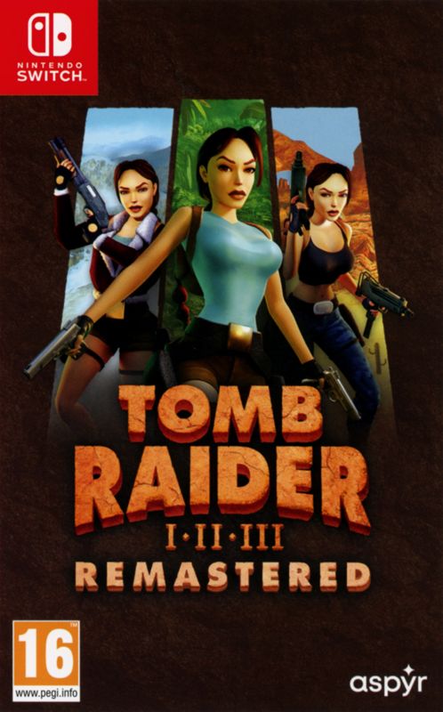 Tomb Raider I•II•III: Remastered cover or packaging material - MobyGames