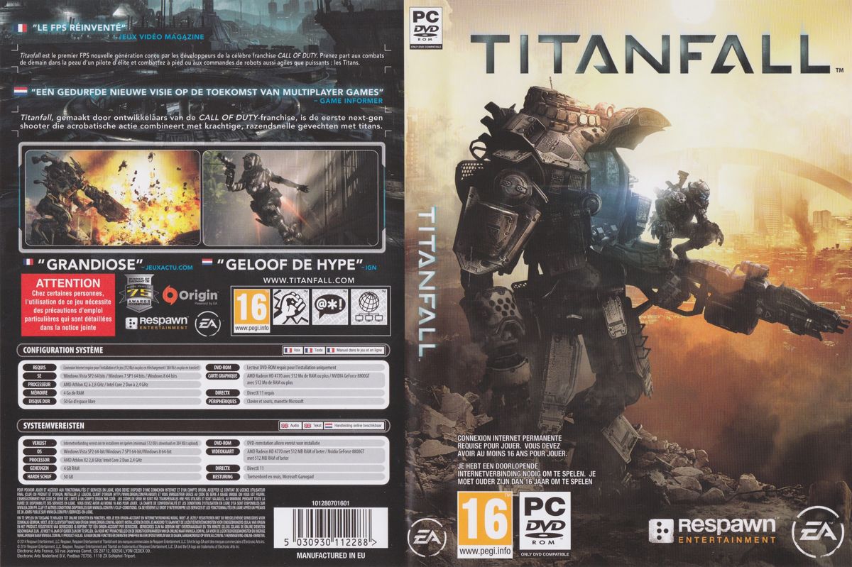 Titanfall cover or packaging material - MobyGames