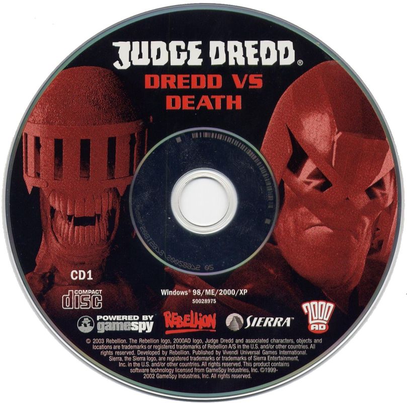 Judge Dredd: Dredd vs Death cover or packaging material - MobyGames