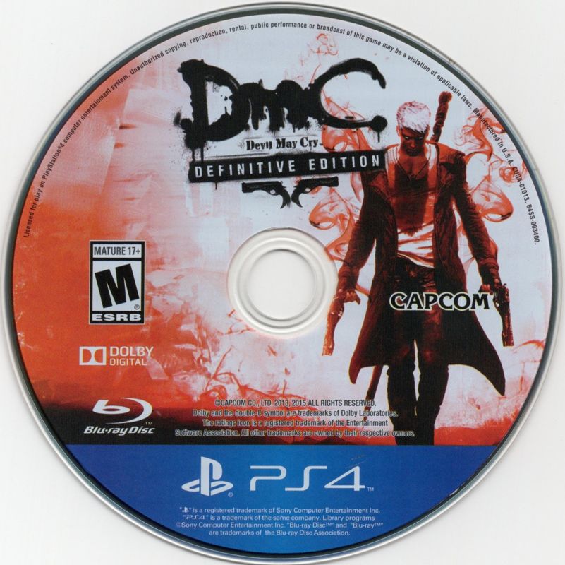 DmC: Devil May Cry - Definitive Edition cover or packaging material ...