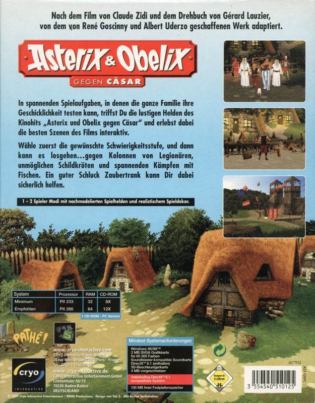 Astérix and Obélix Take on Caesar cover or packaging material - MobyGames